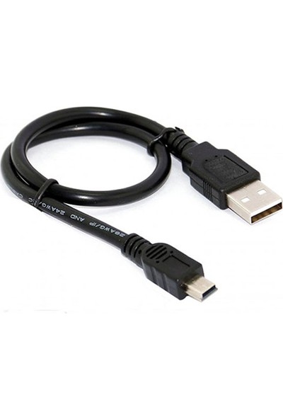 Oem Mini Usb 5 Pin Şarj Ve Data Kablosu 50 Cm Kablo