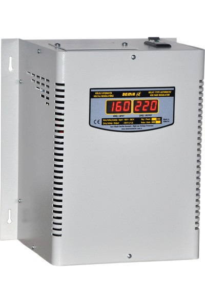 Demiriz Mrr 10 (160 V - 250 V) 10 Kva Monofaze Tam Otomatik Röleli Voltaj Regülatörü Demiriz Mrr 10 (160 V - 250 V) 10 Kva Monofaze Tam Otomatik Röleli Voltaj Regülatörü