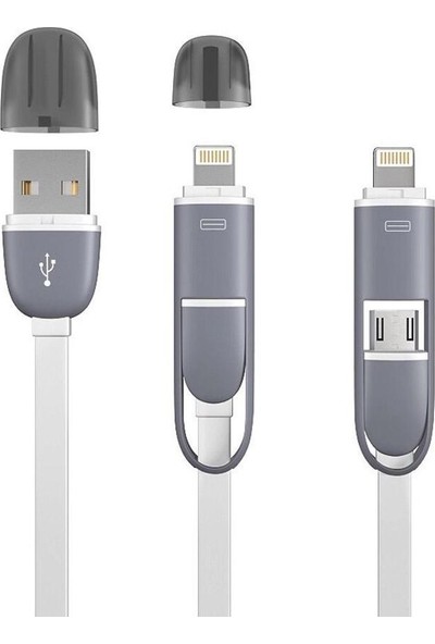 Leyaton Apple İphone 5 6 7 Ve Plus 4714P Samsung Galaxy Usb Kablosu Data Şarj Kablosu