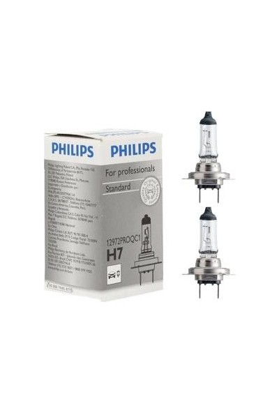 Philips 2 Adet H7 12V 55W Standart Far Ampulu