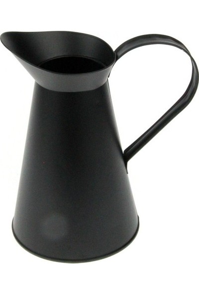 Tuğra Hediye İtalyan Siyah Metal Vazo