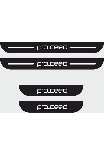 Appcity Kia Pro Ceed Plastik Kapı Eşiği Appcity Kia Pro Ceed Plastik Kapı Eşiği
