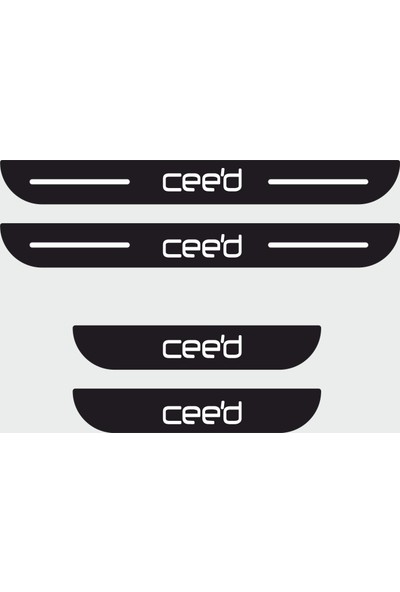 Appcity Kia Ceed Plastik Kapı Eşiği Appcity Kia Ceed Plastik Kapı Eşiği