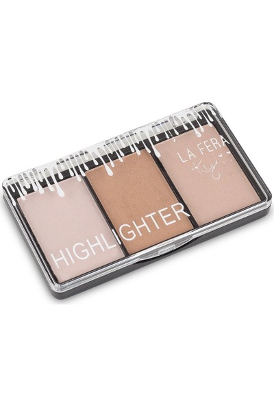 La Fera Kylie Highlighter 3' lü Aydınlatıcı No 2