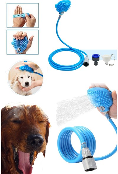Buffer Masajlı Evcil Hayvan Yıkama Banyo Kiti Pet Bathing Tool Buffer Masajlı Evcil Hayvan Yıkama Banyo Kiti Pet Bathing Tool