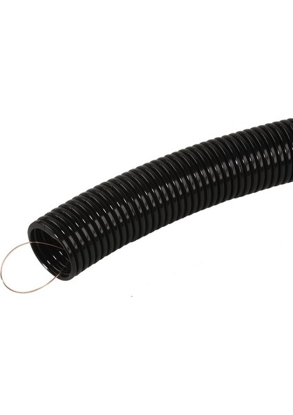 Mutlusan Siyah Plastik Spiral Boru Kılavuz Telli 18Mm Fiyatı