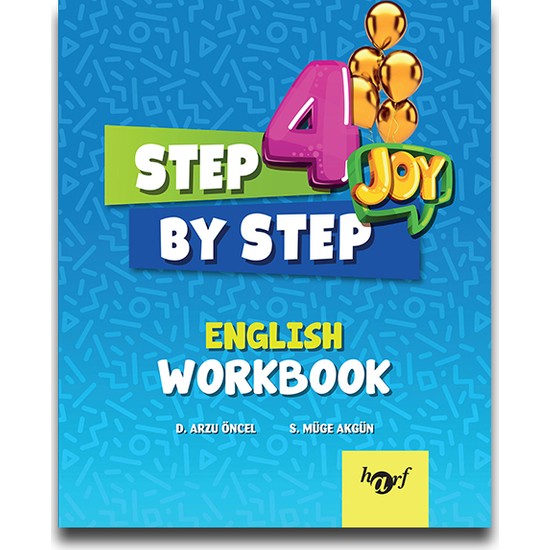 Harf 4. Sınıf Step By Step English Workbook Kitabı ve Fiyatı