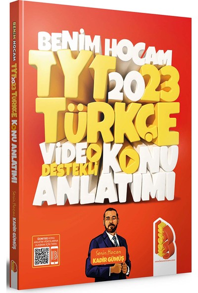 Benim Hocam Yayınları Benim Hocam 2023 TYT Türkçe Video Destekli Konu Anlatımı Benim Hocam Yayınları Benim Hocam 2023 TYT Türkçe Video Destekli Konu Anlatımı
