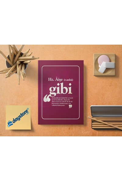 Day Store Hz. Âişe (R.anhâ) Gibi Karton Kapak Defter Day Store Hz. Âişe (R.anhâ) Gibi Karton Kapak Defter