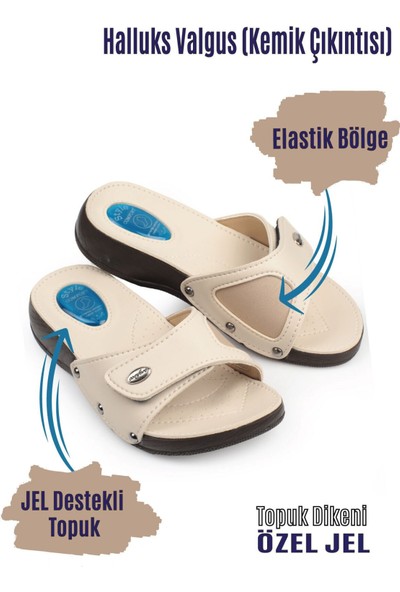 Style Comfort Jelli Topuk Dikeni Terliği Cırtlı Style Comfort Jelli Topuk Dikeni Terliği Cırtlı