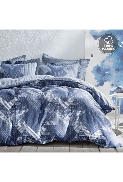 Yataş Bedding Daria Ranforce Battal Boy Nevresim Takımı - Indigo Yataş Bedding Daria Ranforce Battal Boy Nevresim Takımı - Indigo