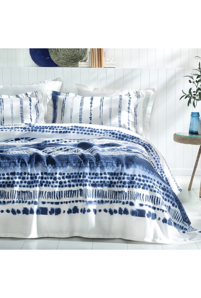 Yataş Bedding Darby Çift Kişilik Pike Takımı - Mavi