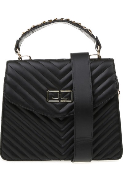 David Jones DJ46-A Siyah Kadın El Çantası