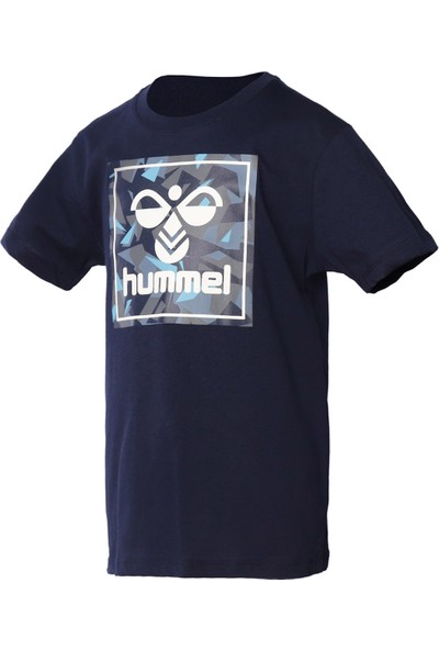 Hummel Baskılı Lacivert Erkek T-Shirt 911569-7480 Hmlcol T-Shırt S/s