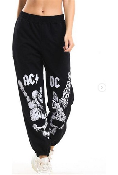 Touz Moda Gothic Ac/dc Unisex Eşofman Altı