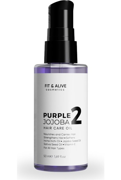 Fit & Alive Purple Jojoba Hair Care Oil Fit & Alive Purple Jojoba Hair Care Oil