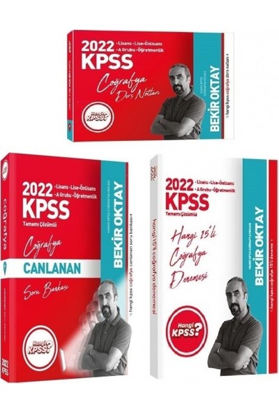 Hangi KPSS 2022 Coğrafya Ders Notları + Soru + 15 Deneme 3'lü Set Hangi KPSS 2022 Coğrafya Ders Notları + Soru + 15 Deneme 3'lü Set