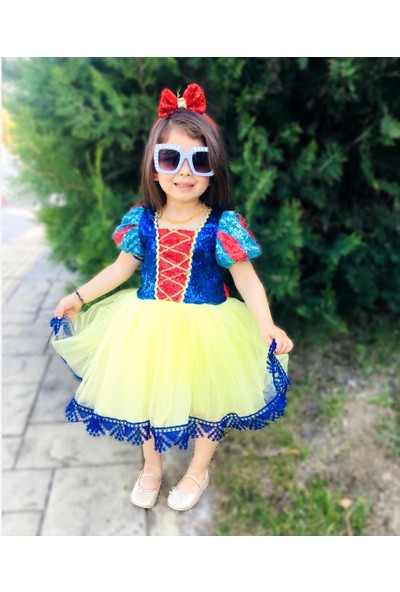 Pano Kids Pamuk Prenses Kostümü Kısa Model Pano Kids Pamuk Prenses Kostümü Kısa Model