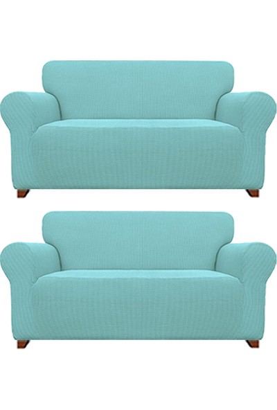 Elgeyar Likrali Koltuk, Kanepe, Çekyat Örtüsü Lastikli, Pitikare Desen3+3