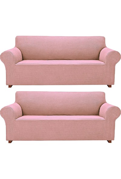 Elgeyar Likrali Koltuk, Kanepe, Çekyat Örtüsü Lastikli, Pitikare Desen3+3