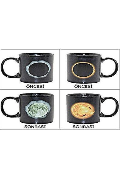 Paoss Sihirli Renk Değiştiren Kupa Bardak