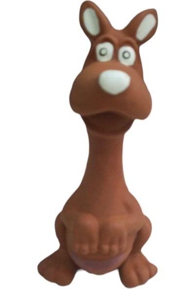 Polo Köpek Oyuncağı Latex Sesli Kanguru 15 cm Polo Köpek Oyuncağı Latex Sesli Kanguru 15 cm
