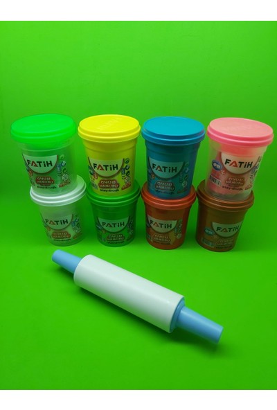 Fatih Oyun Hamuru 8 Adet ve Merdane