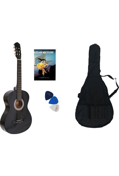 Nano Müzik Klasik Gitar Seti 4/4 Tam Boy Klasik Gitar - Kılıf - Pena - Metot Kitabı Set 7 Nano Müzik Klasik Gitar Seti 4/4 Tam Boy Klasik Gitar - Kılıf - Pena - Metot Kitabı Set 7