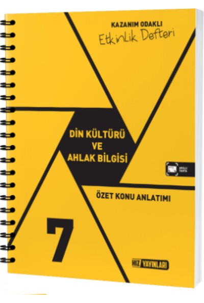Hız Yayınları 7. Sınıf Din Kültürü Etkinlik Defteri