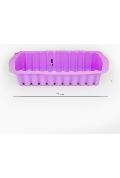 Sılverstar Baton Silikon Kek Kalıbı Sılverstar Baton Silikon Kek Kalıbı