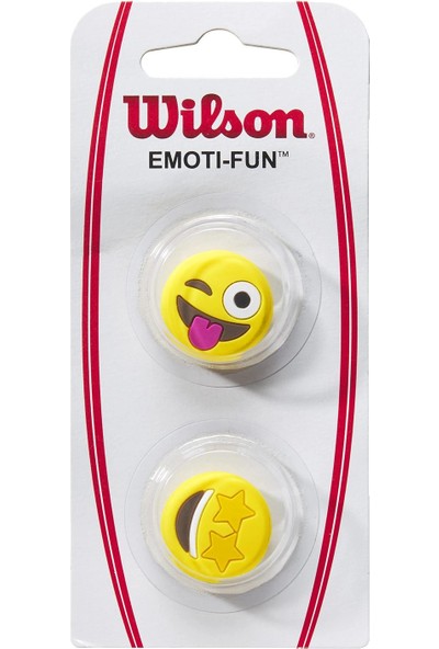 Wilson Emoti-Fun Tongue Out / Star Eyes Titreşim Sönümleyici Wilson Emoti-Fun Tongue Out / Star Eyes Titreşim Sönümleyici