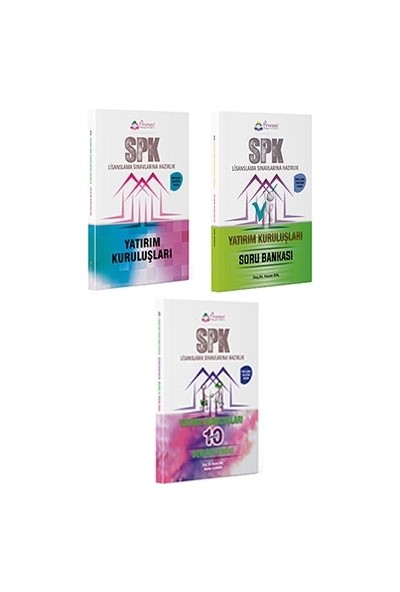 Finansed Yayınları Yatırım Kuruluşları Konu + Soru Bankası + Deneme 3'lü Set