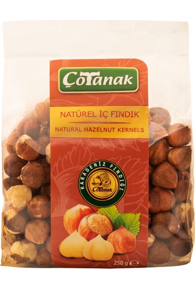 Çotanak Natürel İç Fındık 250 gr