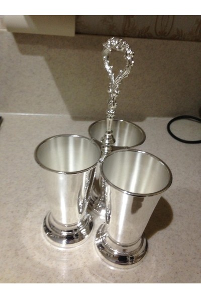 Mhk Home Design Gümüş Kaplama Ayaklı Üçlü Kaşıklık Mhk Home Design Gümüş Kaplama Ayaklı Üçlü Kaşıklık