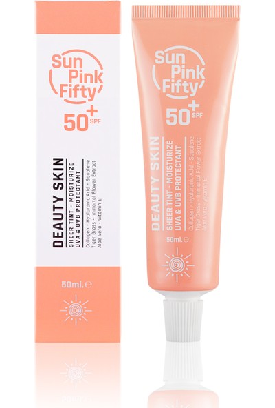 Sunpinkfifty 50+ Spf Güneş Kremi