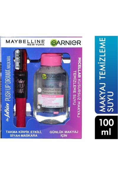 Micellar Makyaj Temizleme Suyu 100 ml + Siyah Maskara