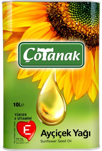 Çotanak Ayçiçek Yağı 10 Litre Çotanak Ayçiçek Yağı 10 Litre