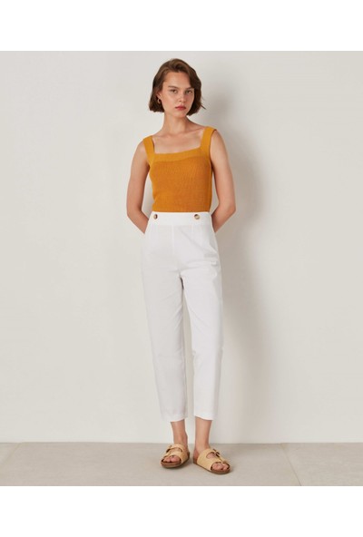 İpekyol Düğme Aksesuarlı Pantolon