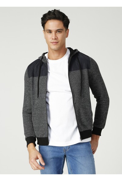 Twister Jeans 1756 Siyah-Gri Erkek Sweatshirt Twister Jeans 1756 Siyah-Gri Erkek Sweatshirt