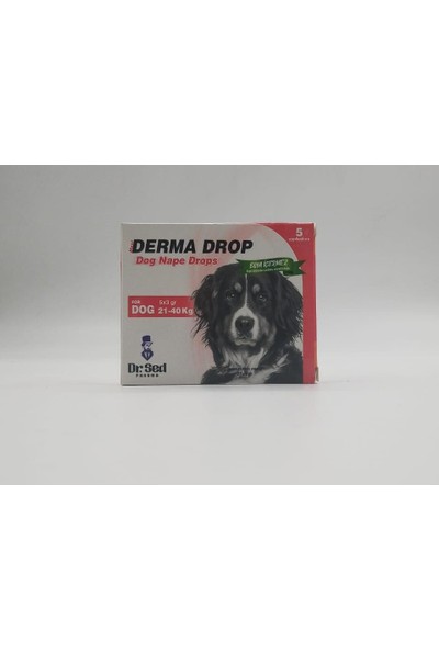 Dr Sed Pharma Derma 21-40 kg Köpek Dış Parazit Damla Dr Sed Pharma Derma 21-40 kg Köpek Dış Parazit Damla
