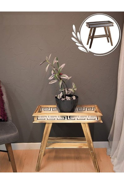 Decolove Eskitme Ahşap Çiçeklik