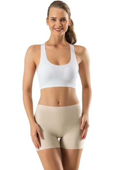 Lonca Tekstil Kalın Askılı Spor Çapraz Büstiyer