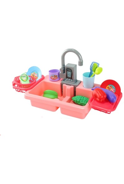 Tulip House Çocuk Simülasyon Mutfak Oyuncakları - Pembe (Yurt Dışından)