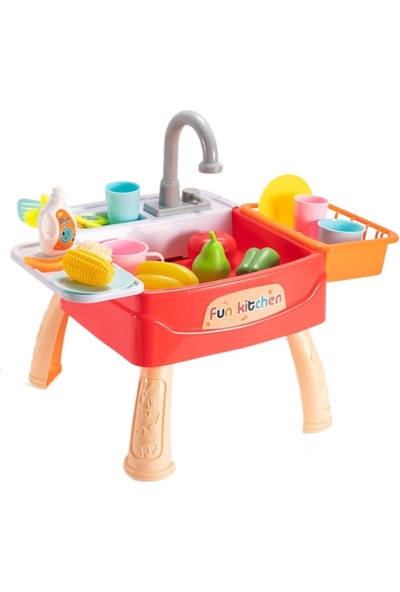 Tulip House Çocuk Simülasyon Mutfak Oyuncakları - Kırmızı (Yurt Dışından)
