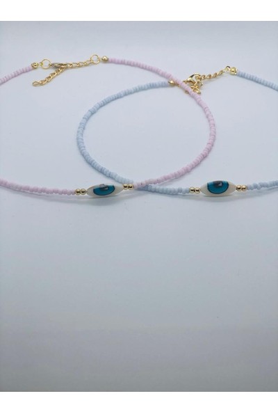 Miremsu Aksesuar Boncuk Gözlü Kolye