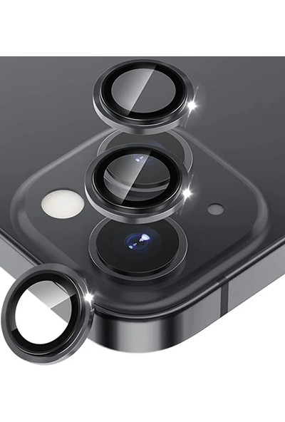 Desingshop Apple iPhone 13 Pro ve 13 Pro Max Uyumlu Kamera Lens Koruyucu Siyah Desingshop Apple iPhone 13 Pro ve 13 Pro Max Uyumlu Kamera Lens Koruyucu Siyah