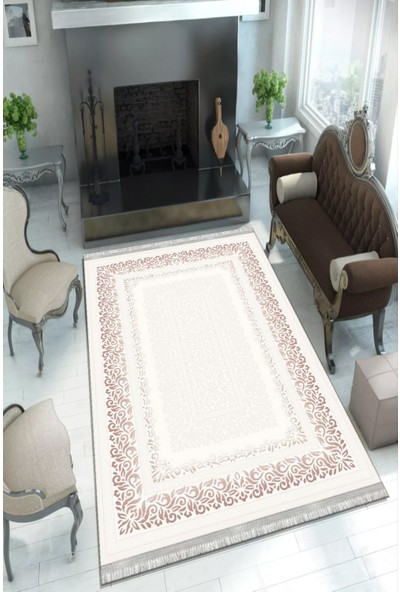 Perla Soft Bambu Kaymaz Tabanlı Modern Yıkanabilir Antibakteriyel Halı ve Yolluk