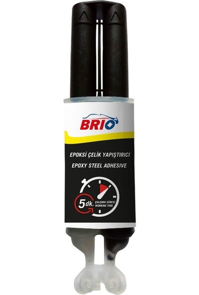 Brio Epoksi Çelik Yapıştırıcı 30 gr Siyah
