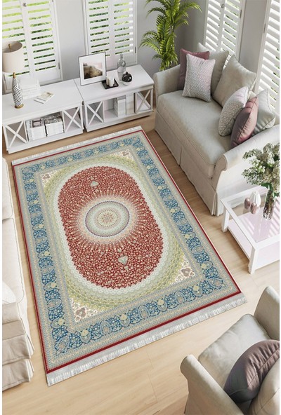 Perla Soft Bambu Kaymaz Tabanlı Modern Yıkanabilir Antibakteriyel Halı ve Yolluk