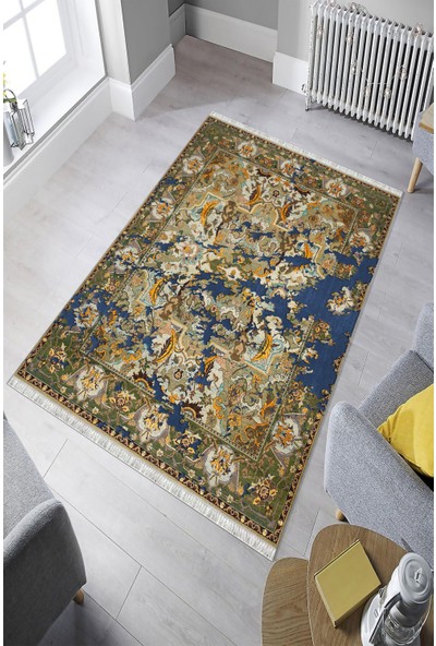 Perla Soft Bambu Kaymaz Tabanlı Modern Yıkanabilir Antibakteriyel Halı ve Yolluk